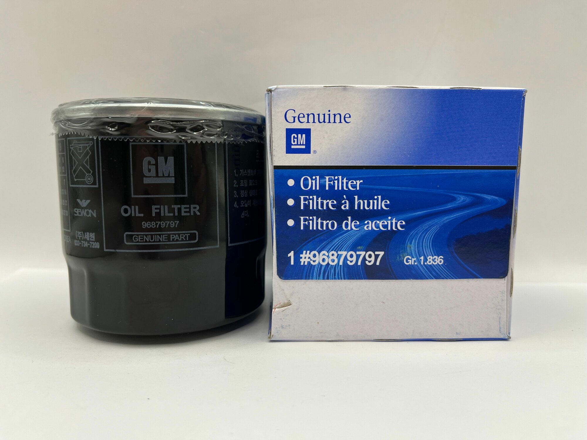 Фильтр Масляный GENERAL MOTORS Nexia Lecceti Cruze 1.6 / Opel Astra Vectra; 96879797; 94797406