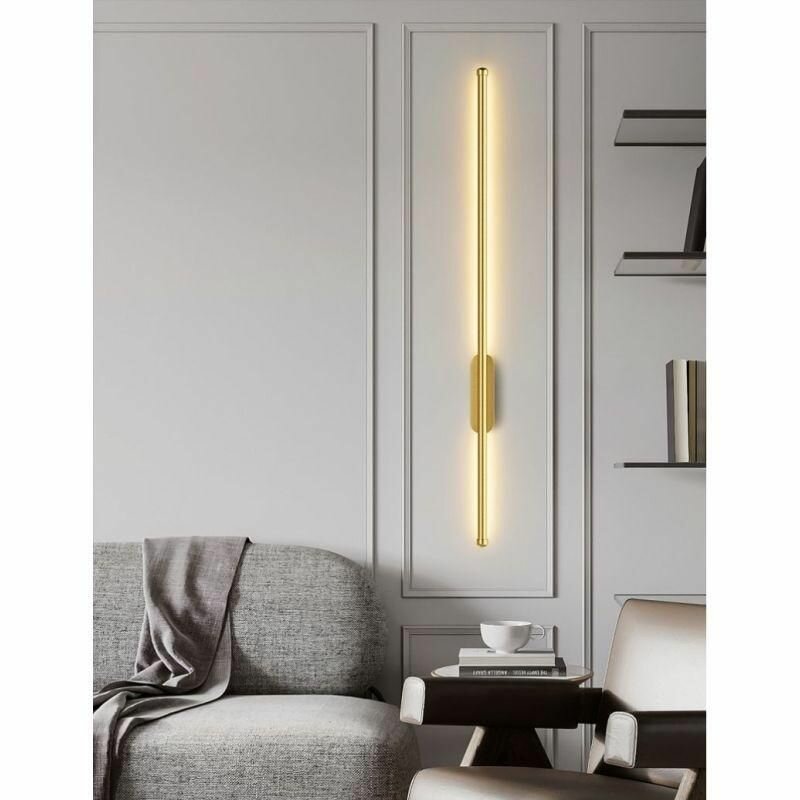 Прикроватная лампа в спальне настенный светильник с длинной полосой