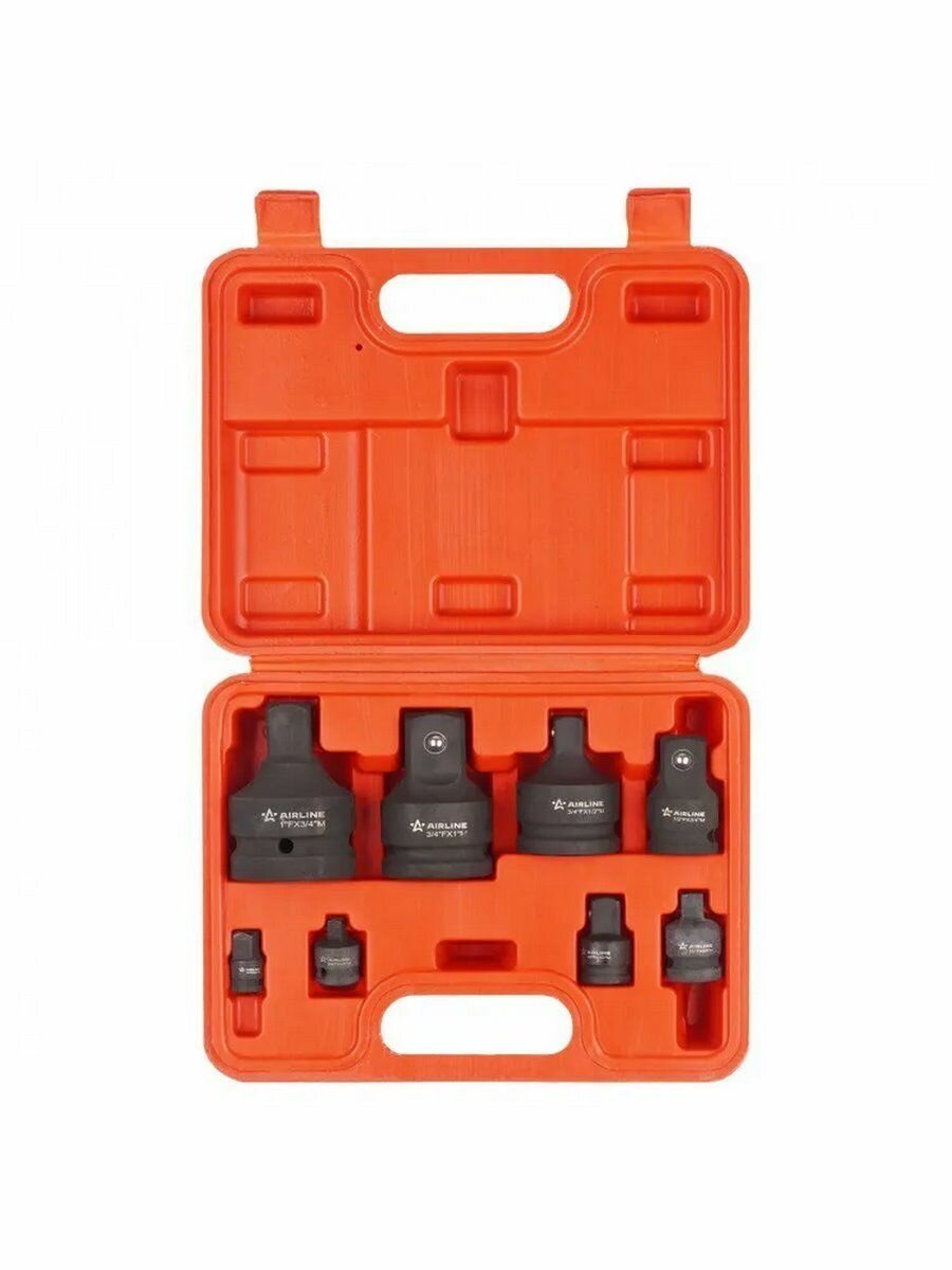 Набор адаптеров ударных 8 предметов в пластиковом кейсе, Airline ATAS084