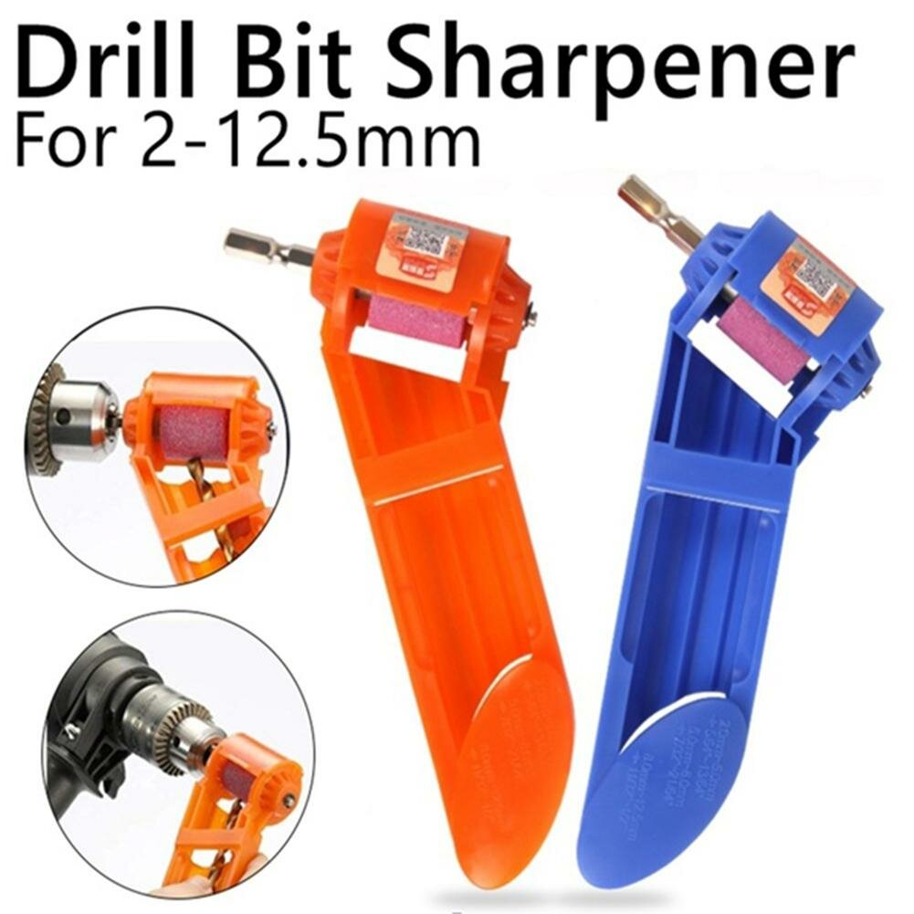 Портативная шлифовальная дрель, электрическая дрель, заточка для 2-12,5-мм сверла, прямой хвостовик, спиральное сверло, шлифовальный станок