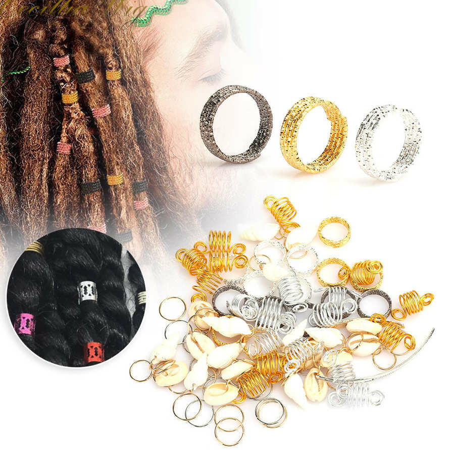 Смешанные волосы коса кольцо бусины дреды манжеты для удлинения ювелирные изделия декор