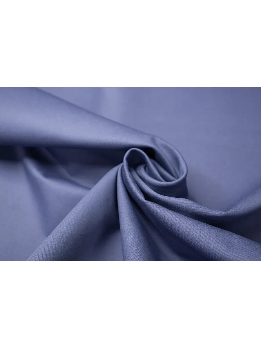 Ткань Хлопок с эффектом варки синий