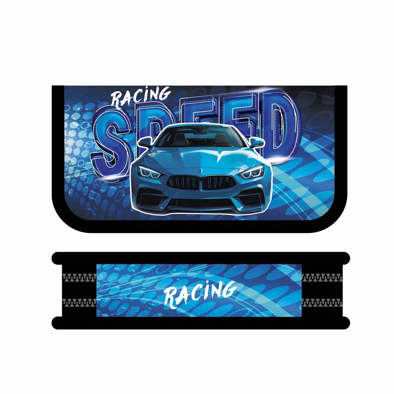 Пенал 2отд. Скоростной маневр 105х190мм ткан. торец пчелка ПО