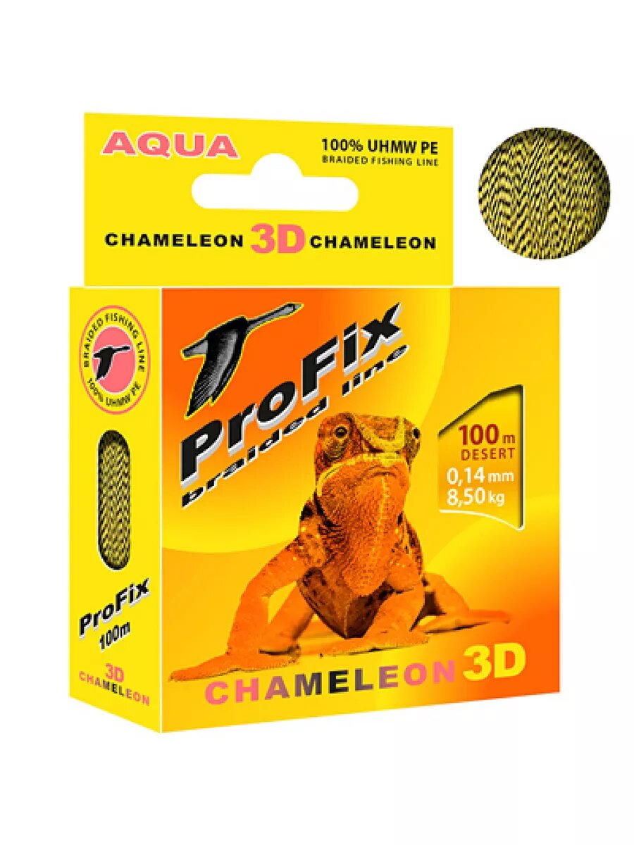 Плетеный шнур для рыбалки Chameleon 0,14мм 100м