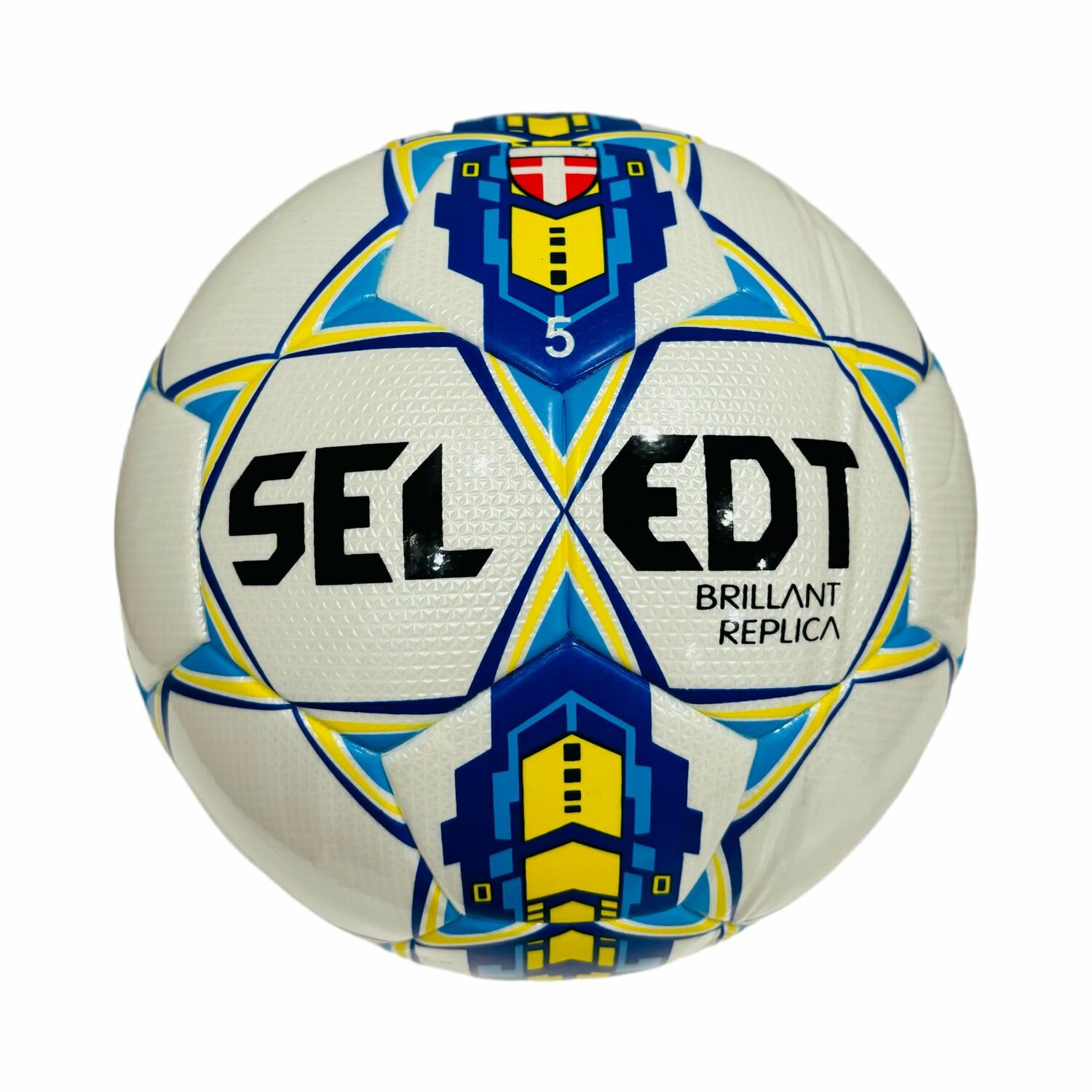 Мяч футбольный Seledt BriLLant Replica; Футбольный мяч Брилиант размер 5; Насос в подарок