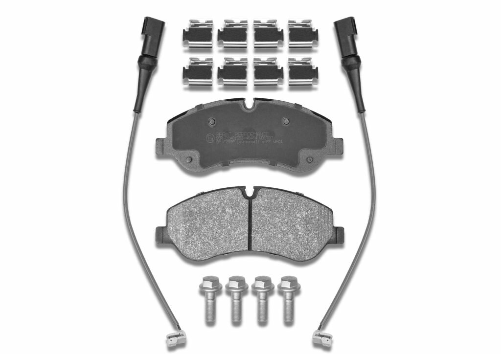 Тормозные колодки Gerat BP-F259P (передние) Low-metallic