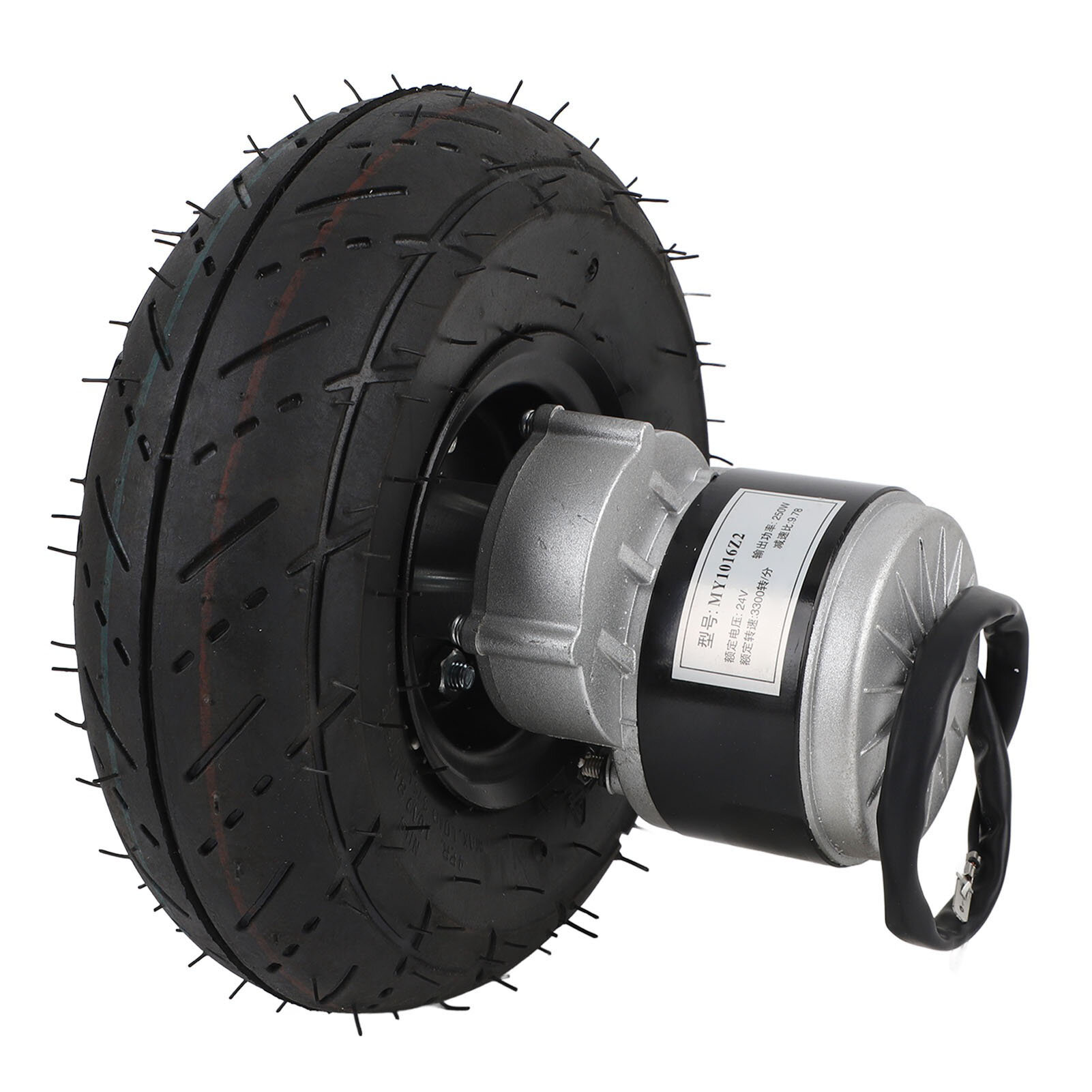 Электродвигатель MY1016Z2 с колесом и покрышкой 24V 250W для пляжного транспортного средства, тележки, мобильного скутера для пожилых, балансировочного автомобиля