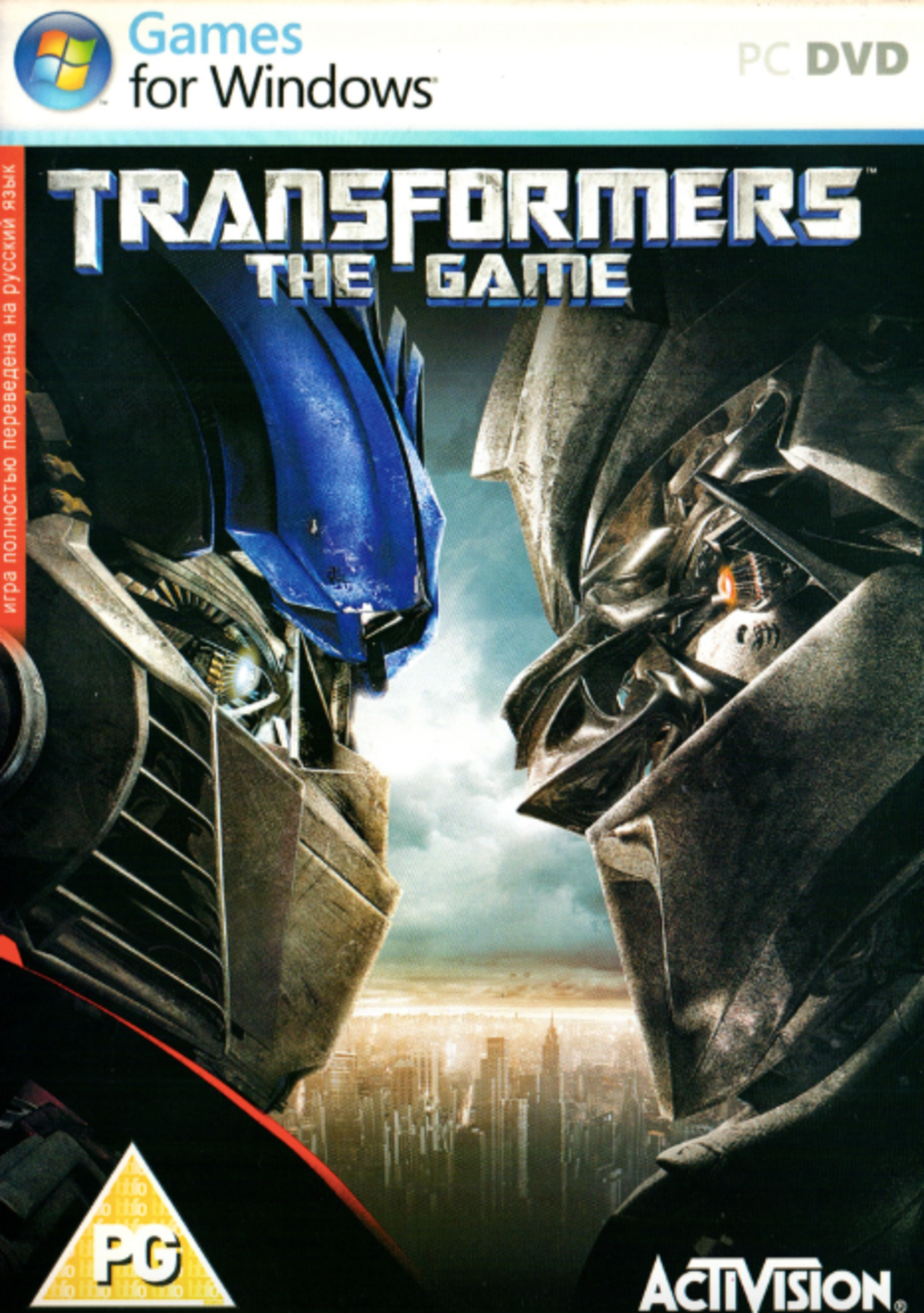 Игра для компьютера: Transformers. The Game (Игра по фильму) (DVD-box) русские субтитры