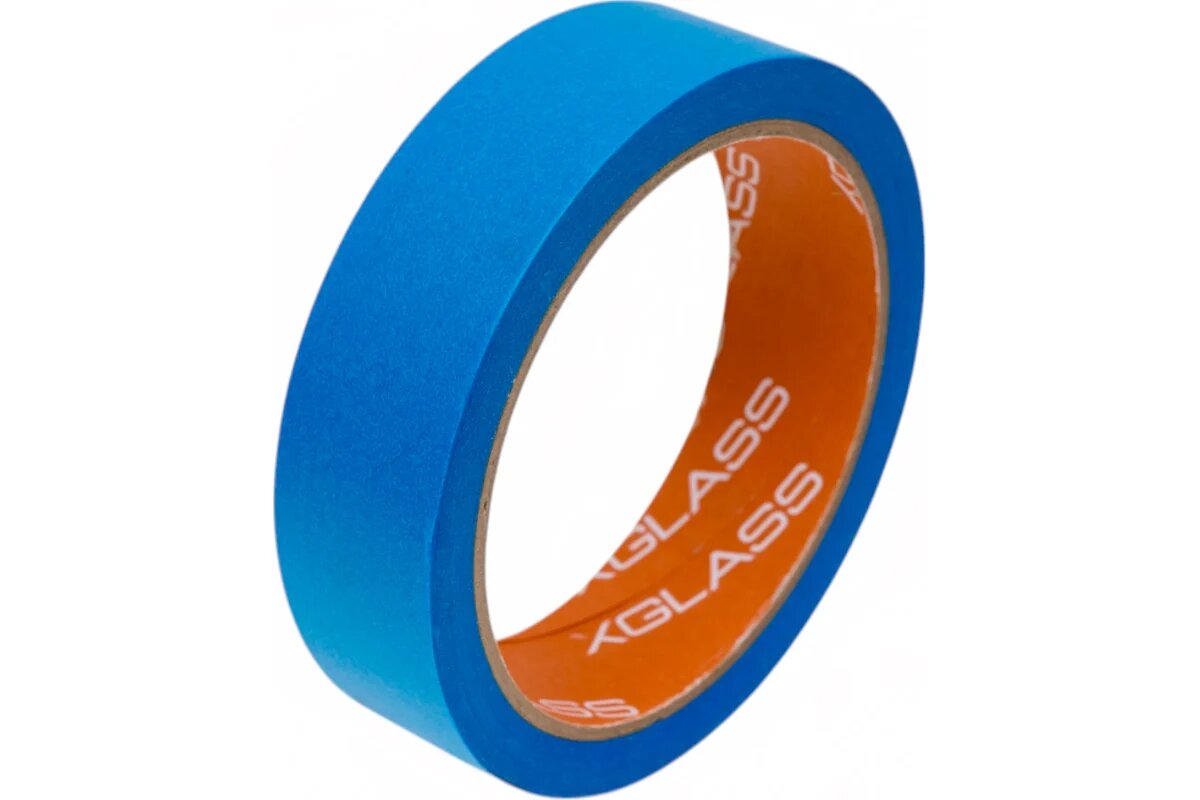 XGLASS лента малярная для точных линий из бумаги Washi синяя 25 мм 25 м для разметки