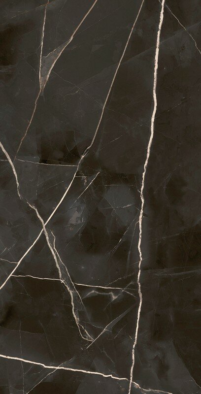 Italon (Россия) Керамогранит Стелларис Абсолют Блэк 80x160 люкс 610015000689 цена за упаковку 2.56 м2, в упаковке 2 шт.