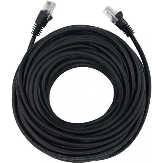 Патч-корд Buro UTP 4 пары cat.5E CCA molded 25м черный