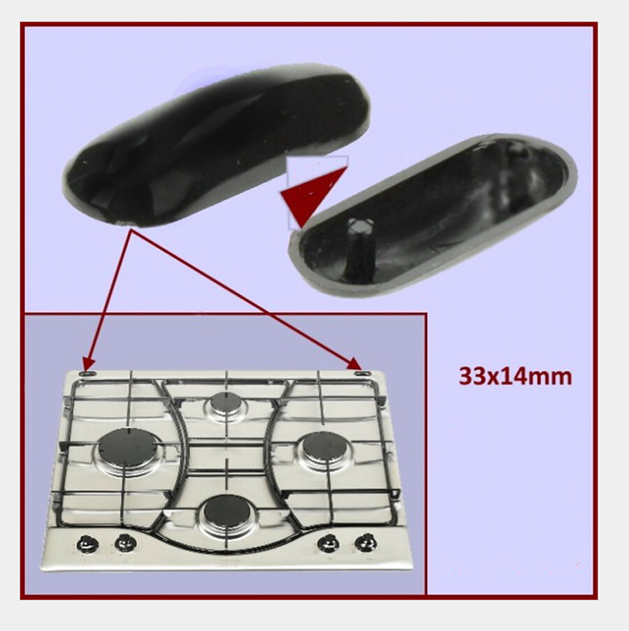 2шт Заглушка декоративная для плиты совместимы с INDESIT, ARISTON C00032682