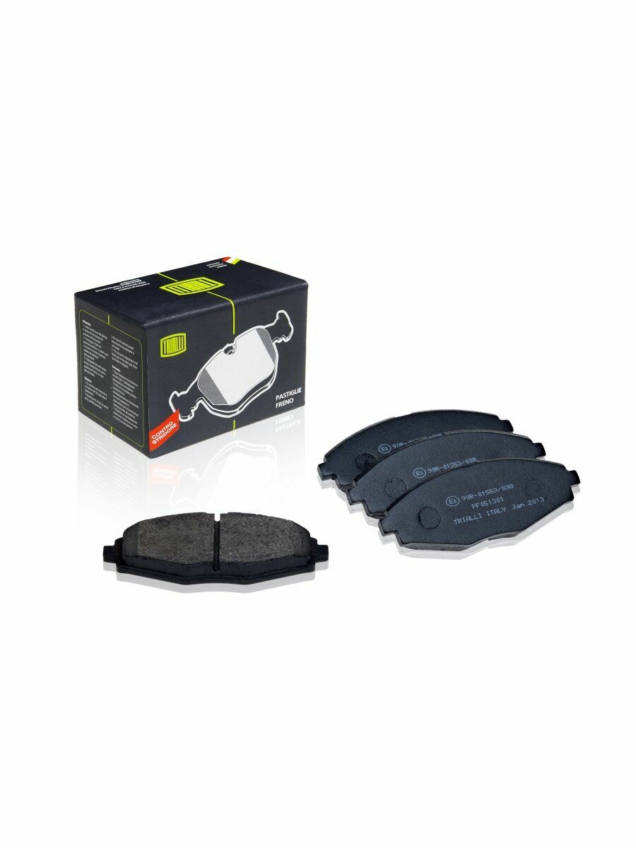 Тормозные колодки дисковые передние для Daewoo Matiz, Chevrolet Lanos, Trialli PF051301