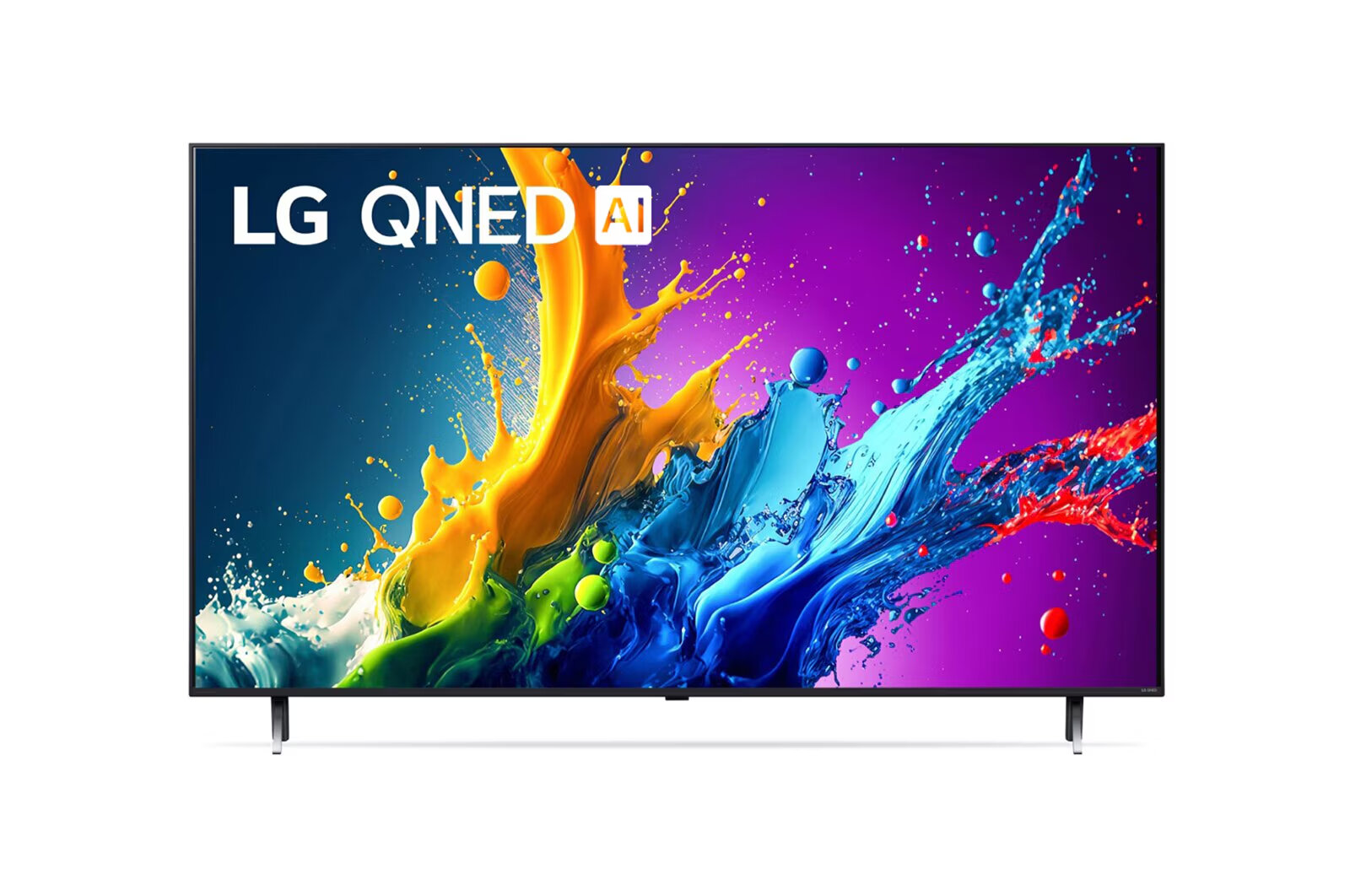 65" (163 см) LED-телевизор LG 65QNED80T6A, Edge LED, QNED, 4K UltraHD, Wi-Fi, черный