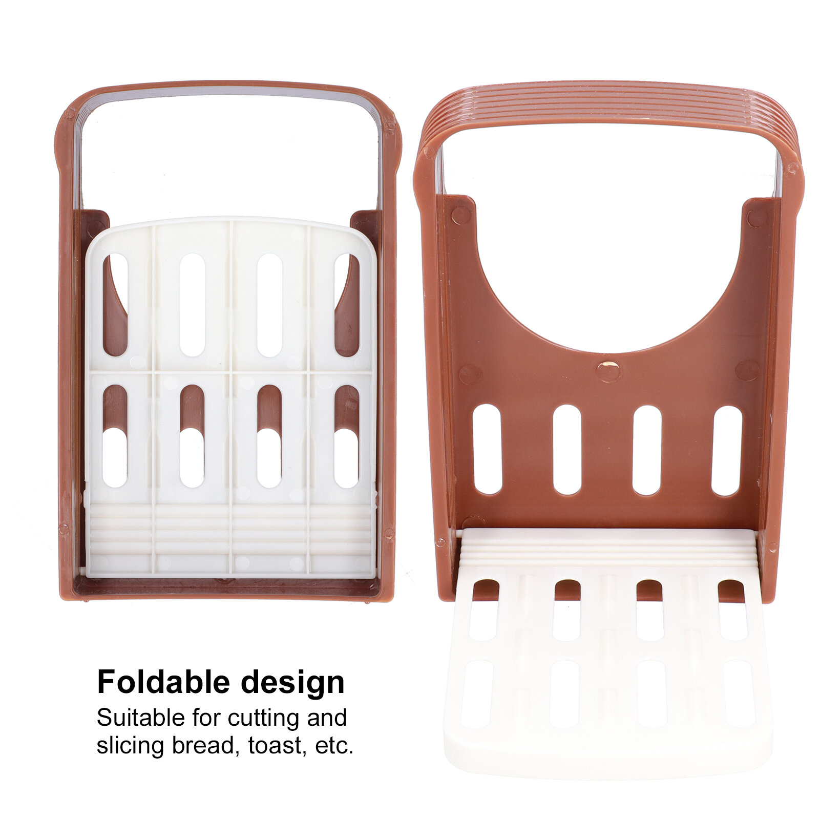 Хлеборезка ABS Складная Регулируемая машина для нарезки тостов Кухонный аксессуар Кофе