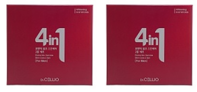 Набор уходовый для мужской кожи лица Dr.cellio 4 In 1 Romantic Homme Skin Care 2 Set, 300 мл, 2 уп