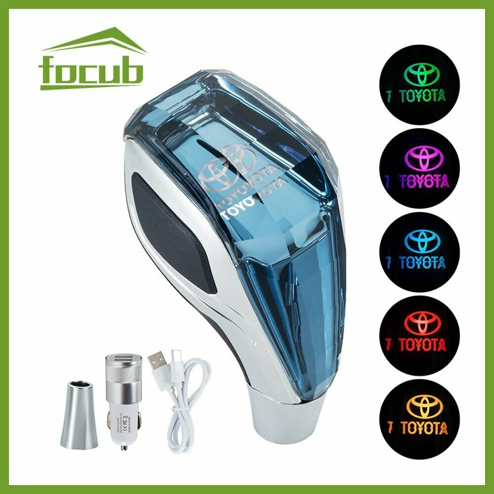 Ручка Переключения КПП, АКПП, МКПП С Подсветкой Подходит для Toyota, модифицированных светодиодов,4