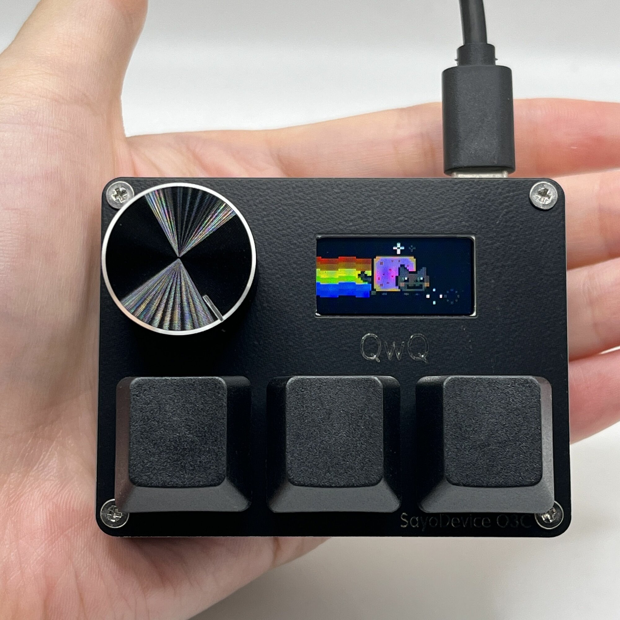 Магнитная клавиатура SayoDevice O3C OSU, для игровых приставок, русская раскладка, 10 клавиш