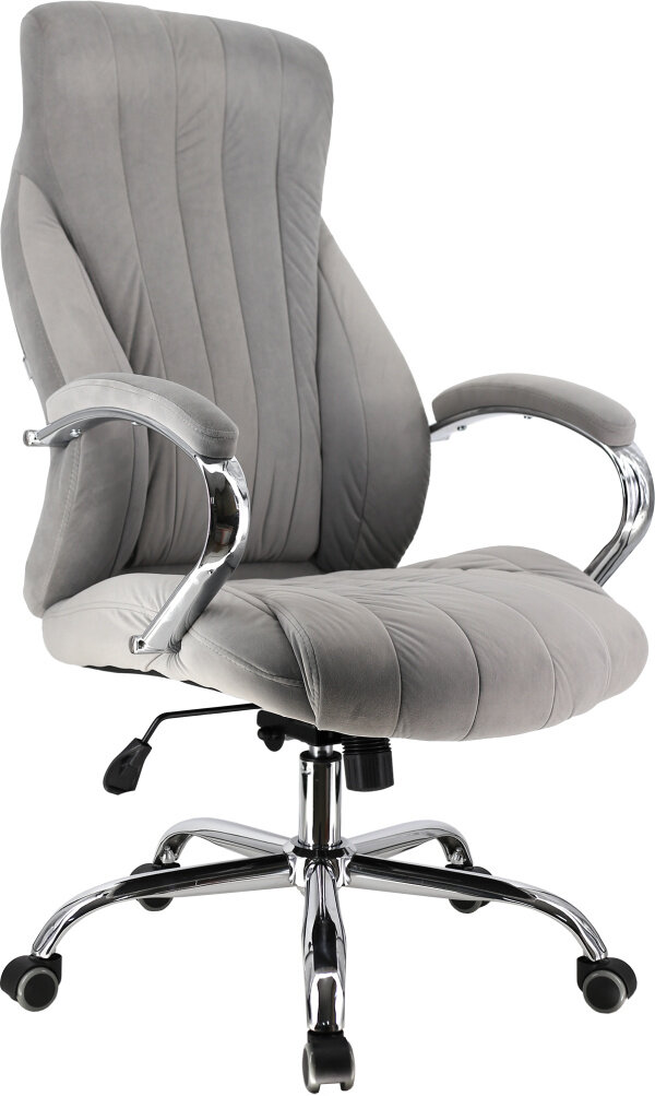 Кресло руководителя Everprof Coral Ткань Серый
