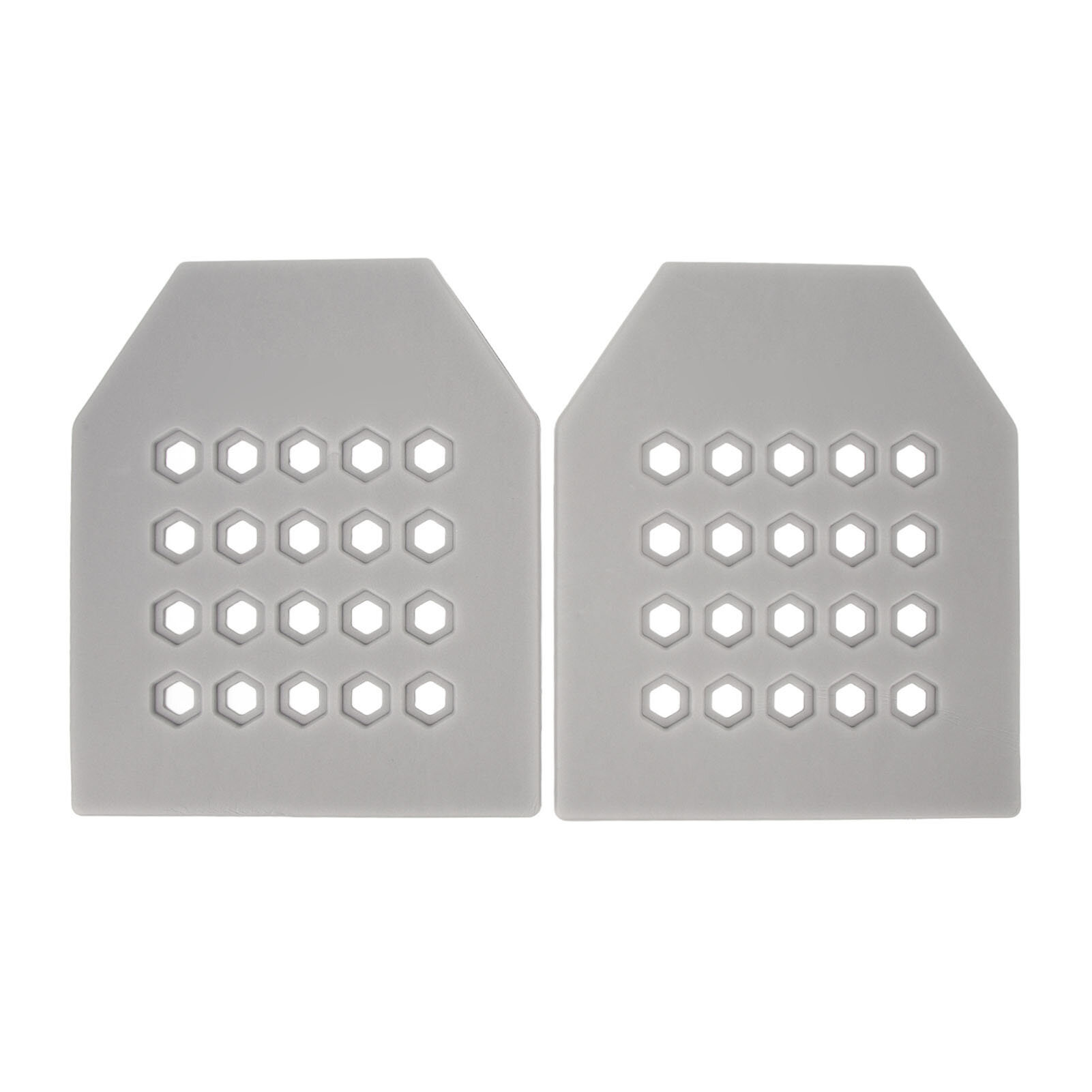 2 шт. пуленепробиваемых пластин EVA, мягкие, ультратонкие, режущиеся, ударопрочные бронепластины для охотничьего жилета, серые