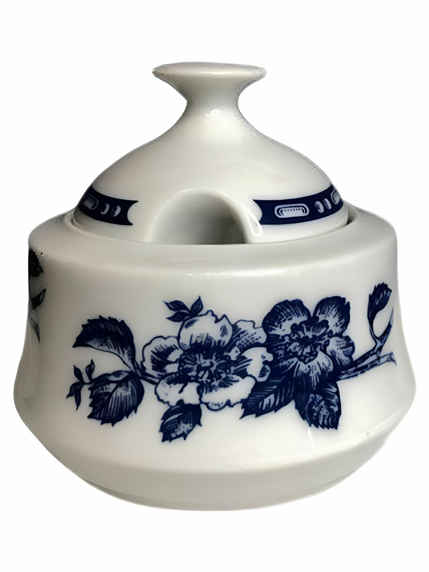 Солонка винтажная для специй, соли, Богемия, чсср "изысканность", фарфор