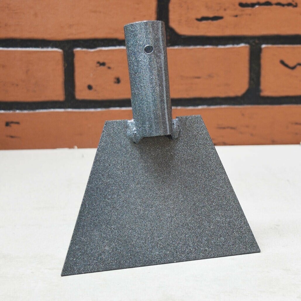 Скребок для льда стальной, 150 мм с тулейкой 30 мм, прочный и удобный