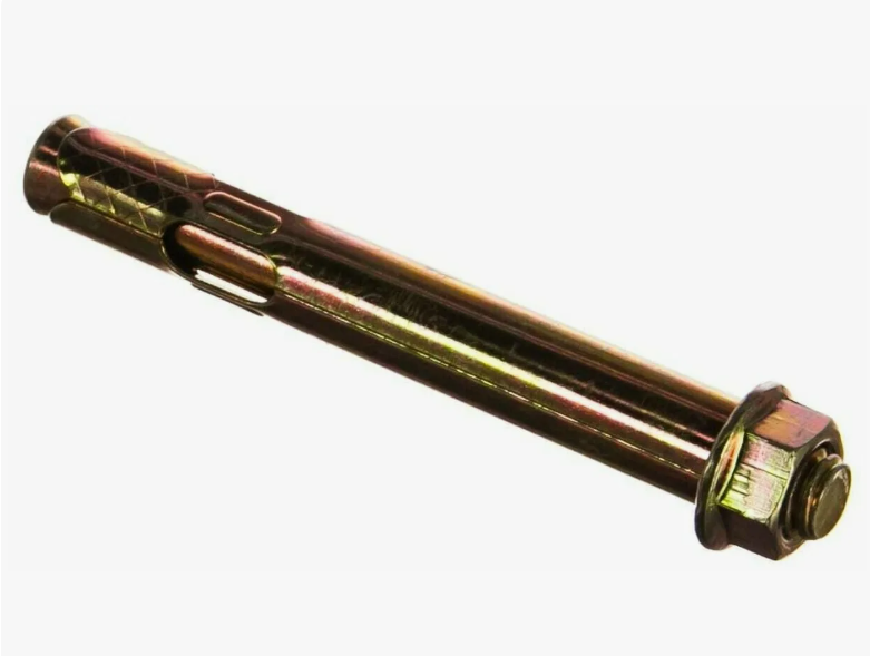 Анкер Fixer 10x130mm, сталь, с гайкой/шайбой, желтопассированный, 20шт