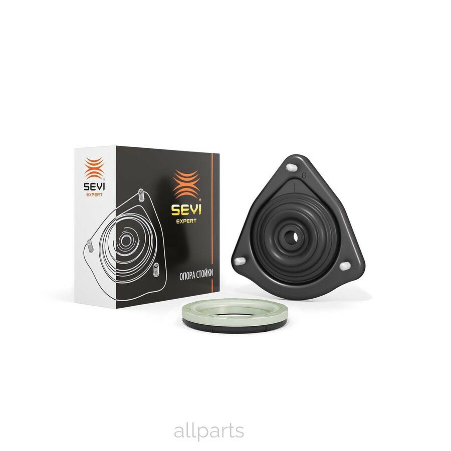 SEVI 1128-VP Опора стойки передней подвески "сэви-эксперт" со смещением 6 мм (с вологодским подшипником) ВАЗ 2190-2192, 2194 без ЭУР SEVI 1128VP