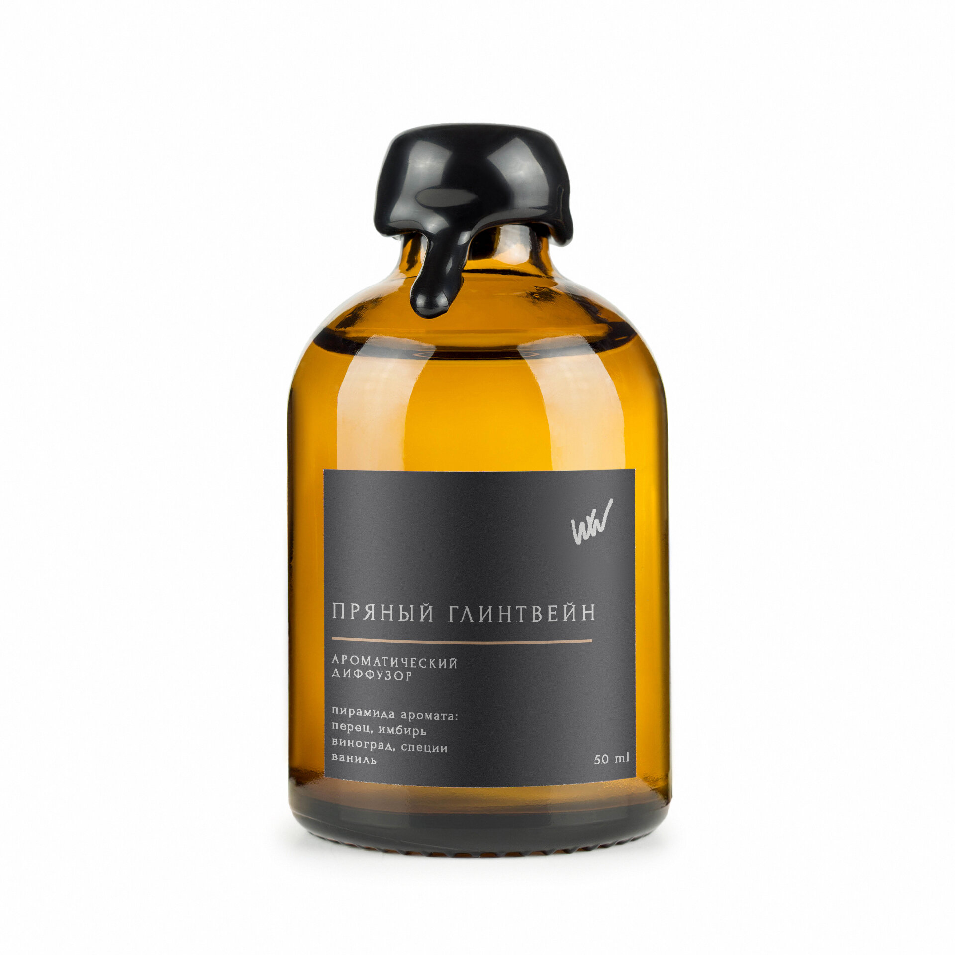 Ароматический диффузор WHALEWAY, с палочками, аромат "Пряный глинтвейн", 50 мл