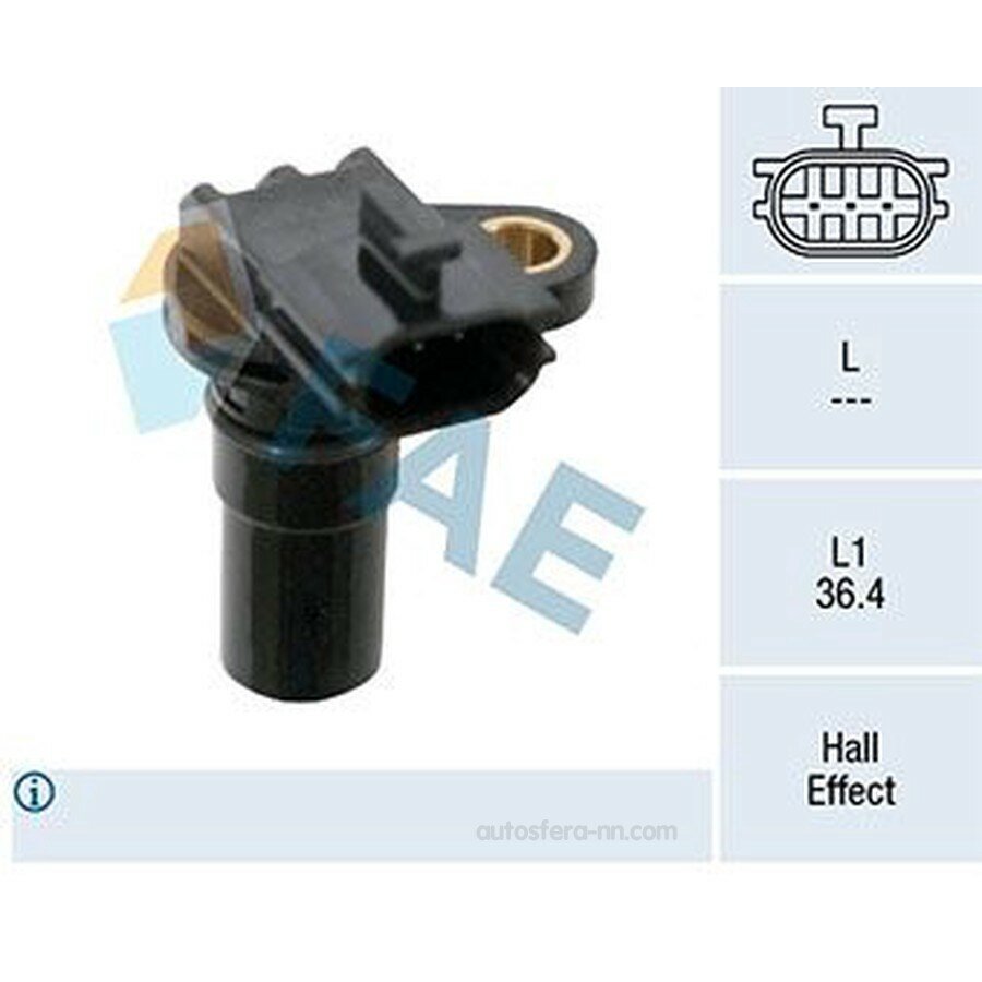 FAE 79492 Датчик скорости АКПП RENAULT / MITSUBISHI