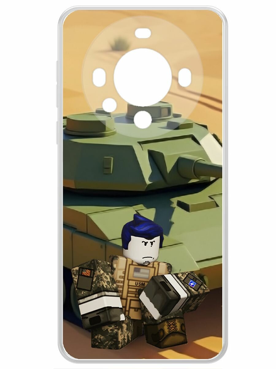 Чехол-накладка Krutoff Clear Case Roblox-Форсакен Гость 1337 (Forsaken Guest 1337) для Huawei Mate 60 Pro