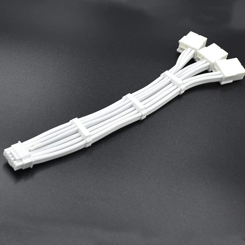 Кабель PCIe 3x8Pin (12+4) на 16-контактный, 30cm