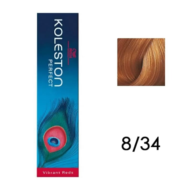 WELLA Koleston perfect 8/34 8/34 Стойкая крем краска Koleston 60мл