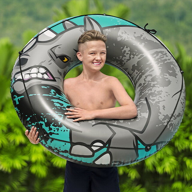 Надувной круг Носорог 119 см, Bestway, 36108