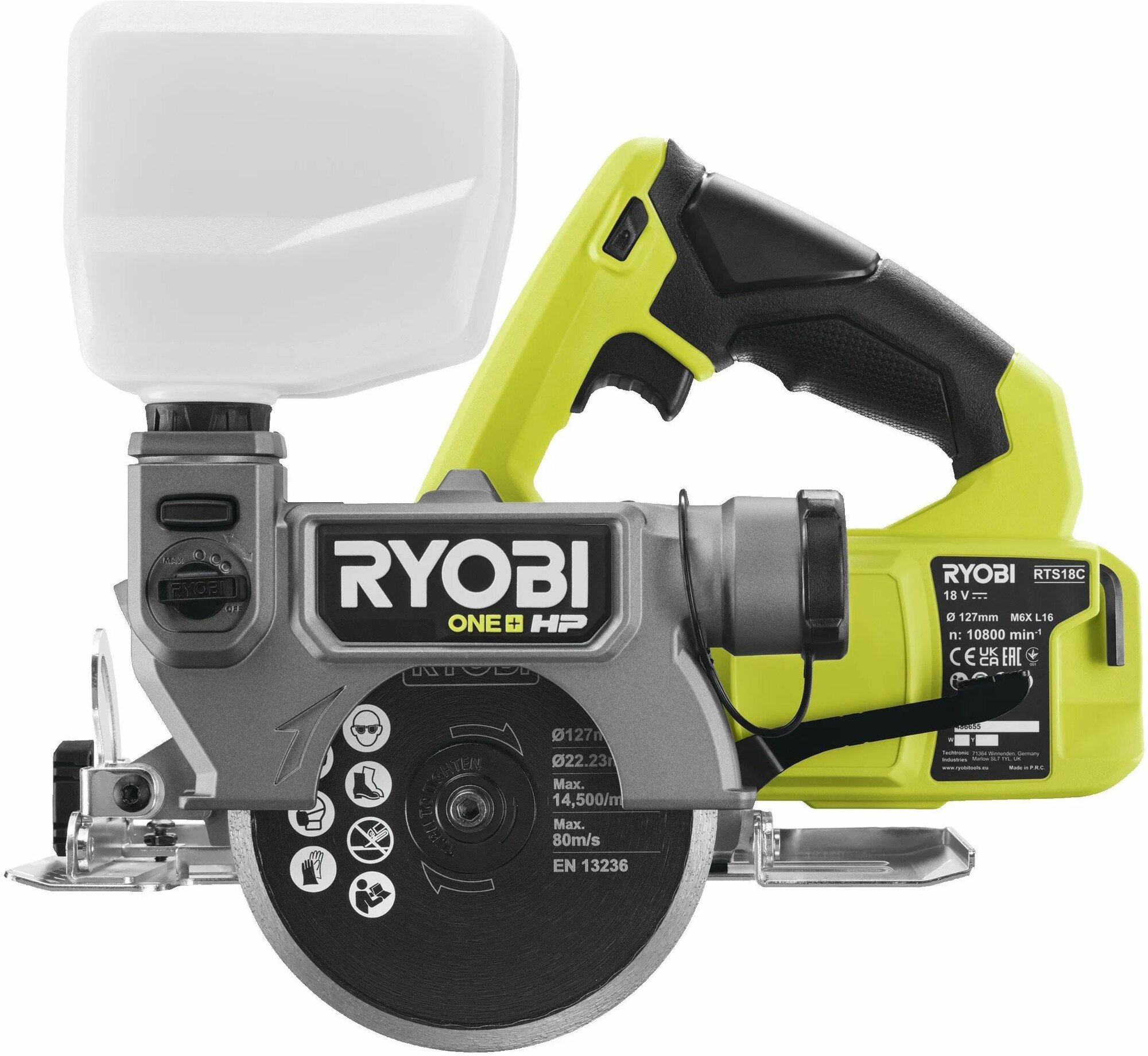 Пила для плитки HP 18V ONE+ RTS18C-0 без АКБ и ЗУ