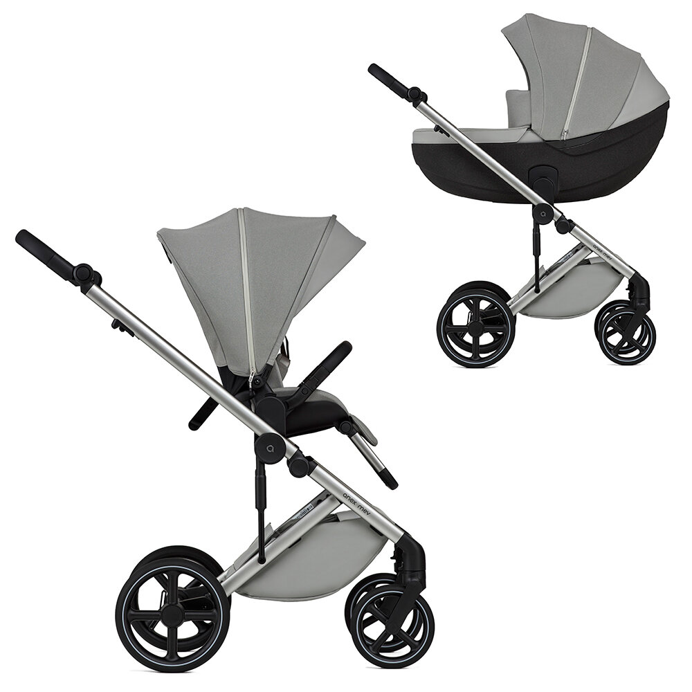 Детская коляска 2в1 Anex Mev, цвет Kite (Серый), артикул производителя mo-03