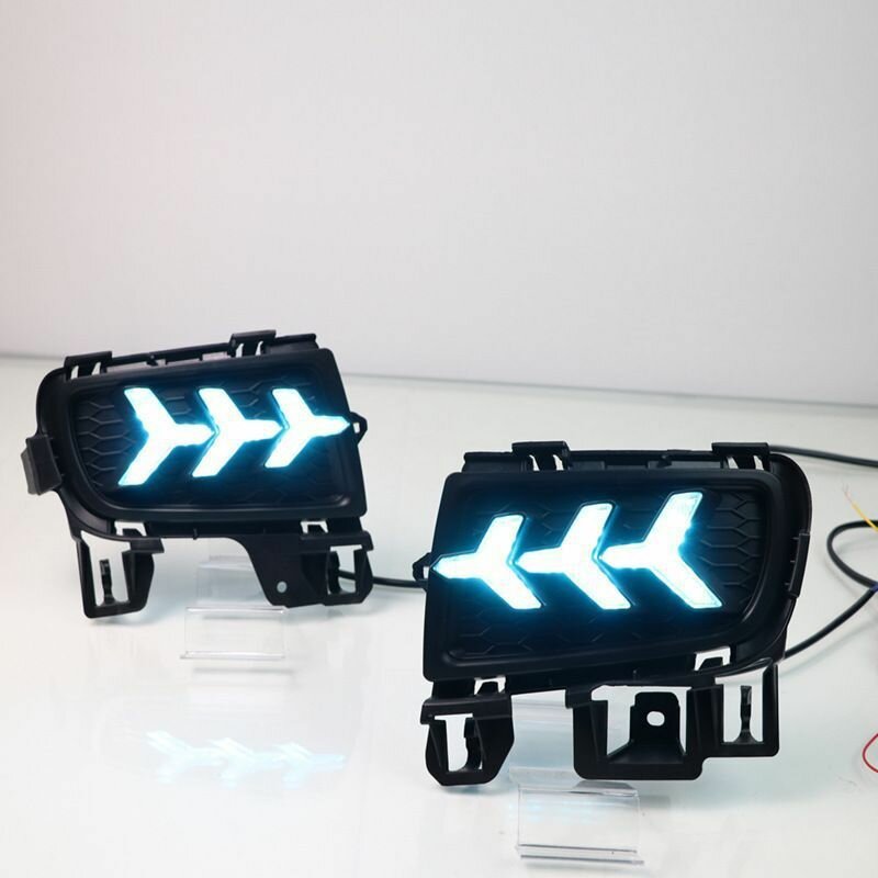 0-09 Mazda 6 дневные ходовые огни, модификация потокового поворотника, передний противотуманный фонарь