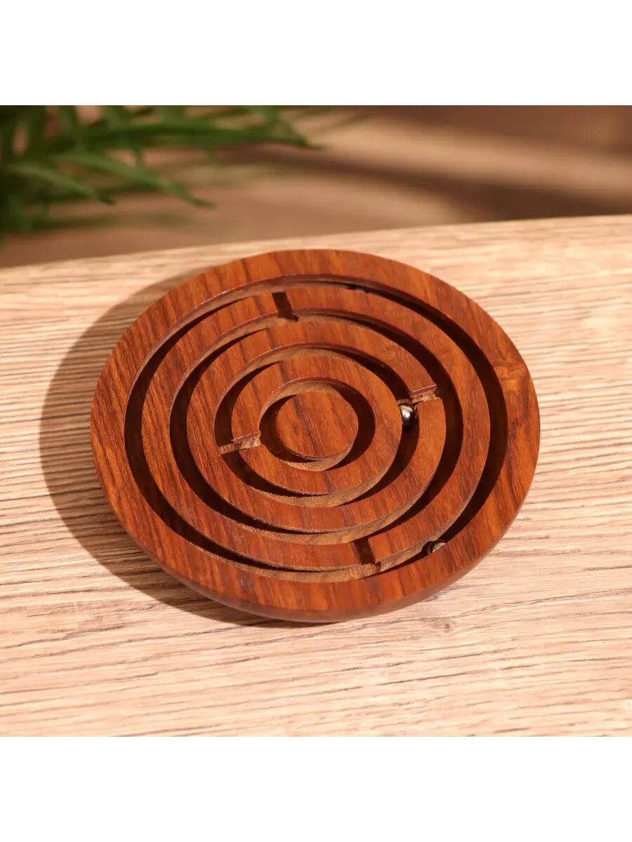 Головоломка для детей Лабиринт Круг 10 х 10 см