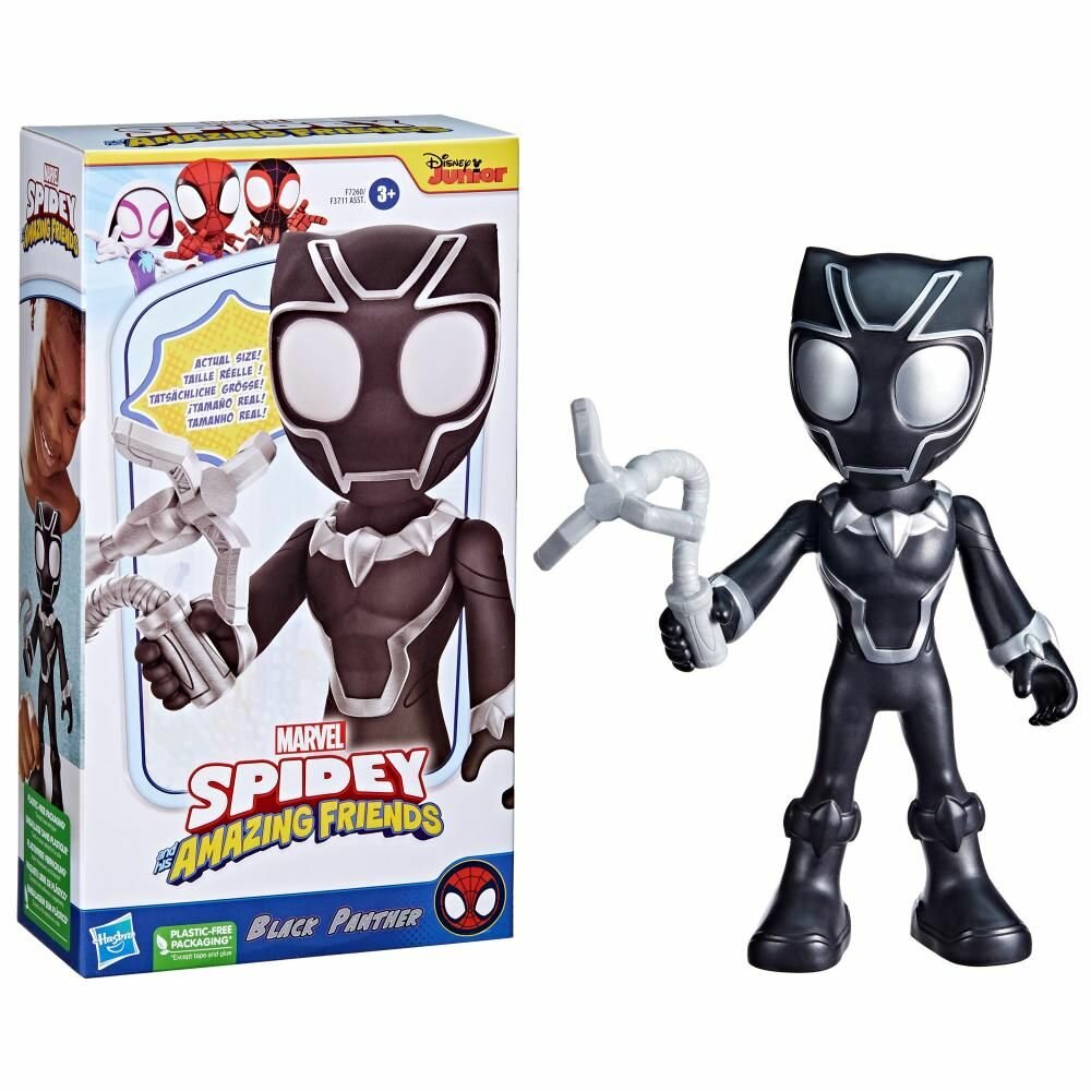 Фигурка Hasbro Marvel Spidey Amazing Friends - Фигурка Черной Пантеры Black Panther - Хасбро F7260