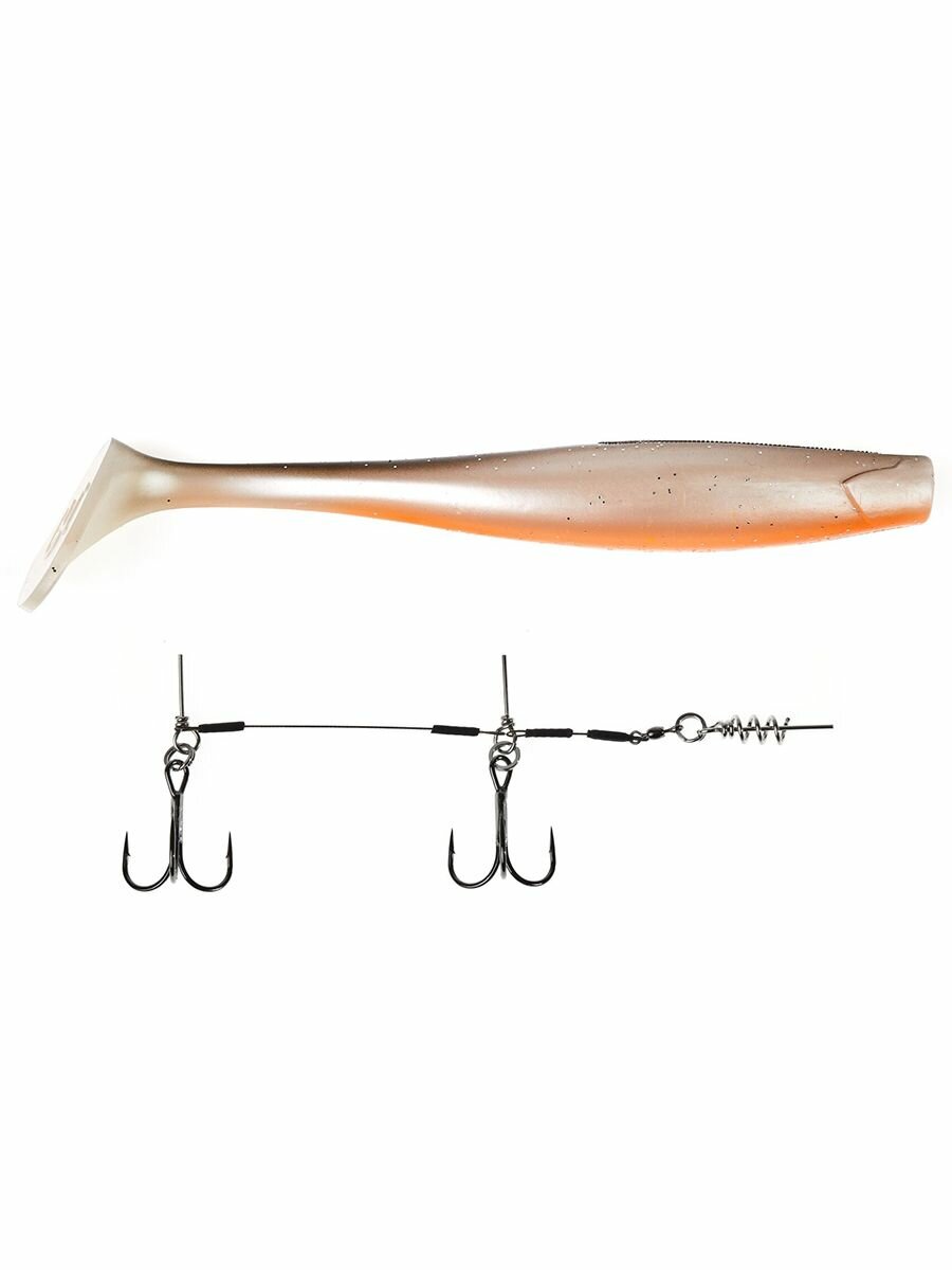 Виброхвост LJ 3D BBS Series KUBIRA SWIM SHAD 9,0in (22,86)/PG18 1 шт. в упак.+Stinger L