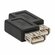 USB-адаптер Type A Mini USB B, 2 шт, Черный