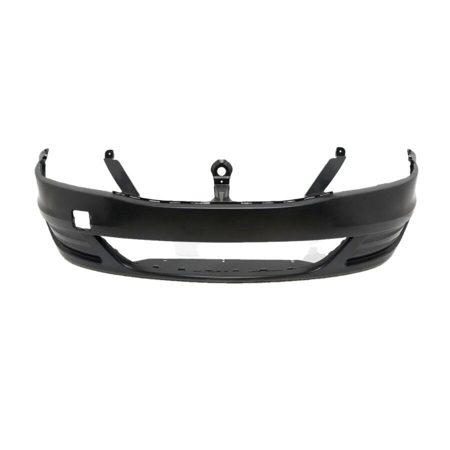 Бампер передний без отверстий под ПТФ Рено Логан