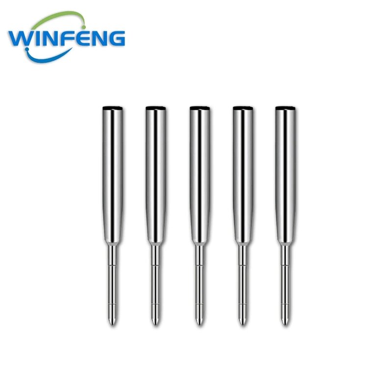Латунная шариковая ручка LISM 5Pcs Black Refills