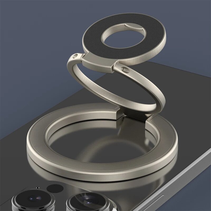 Складной двусторонний магнитный держатель для телефона MagSafe, подставка для телефона, аксессуар, кронштейн, поддержка iPhone 16, 15, Samsung, Xiaomi