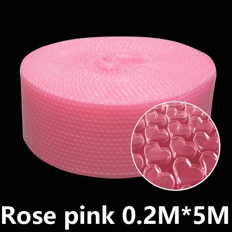 Пузырчатая пленка QPD01 Розовый, Rose Pink