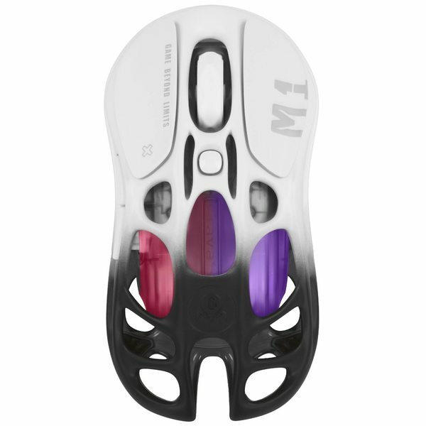 Gravastar M1 Pro Gradient Black, черный/белый, беспроводная игровая мышь