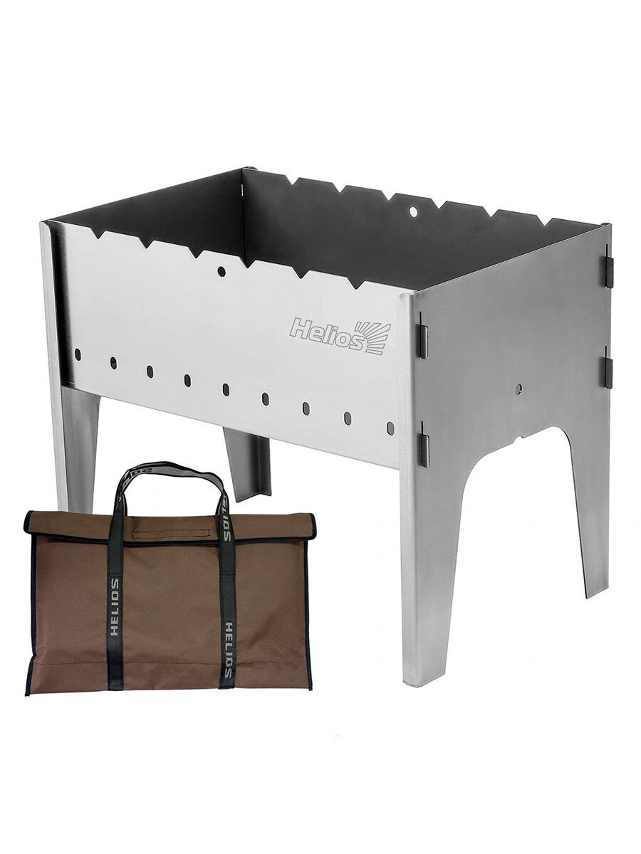 Мангал Helios разборный 1,5мм, 490x310x370мм, сумка (T-M06-1.5-S)