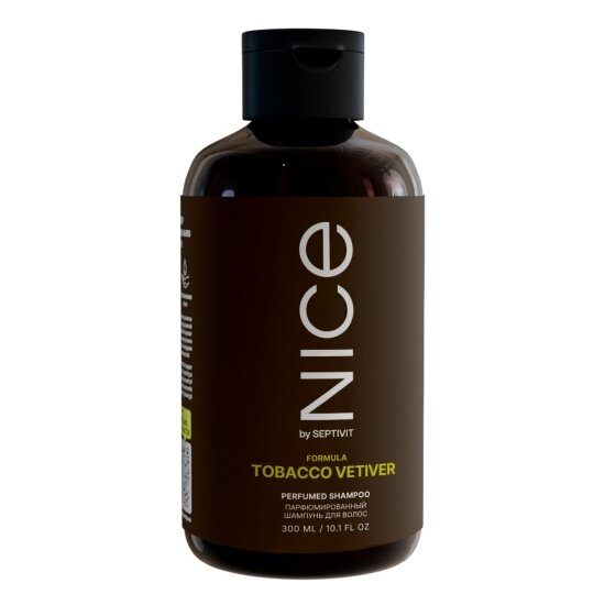 Парфюмированный шампунь Nice BY Septivit Formula Tobacco Vetiver, 300 мл.