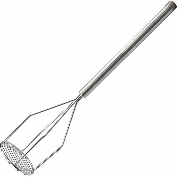 Картофелемялка d-13см l-60см из нержавеющей стали ручка (Толкушка для пюре картофеля)
