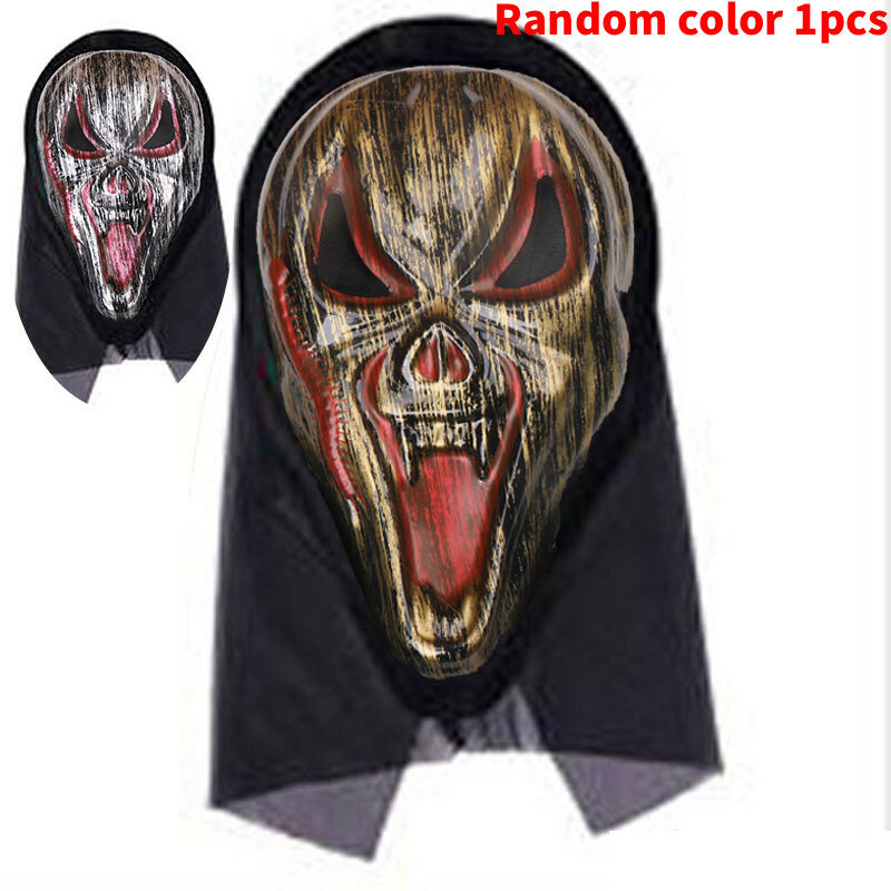 Horror skull mask for costume party with plastic creepy face and ghostly designs for festivals centipede